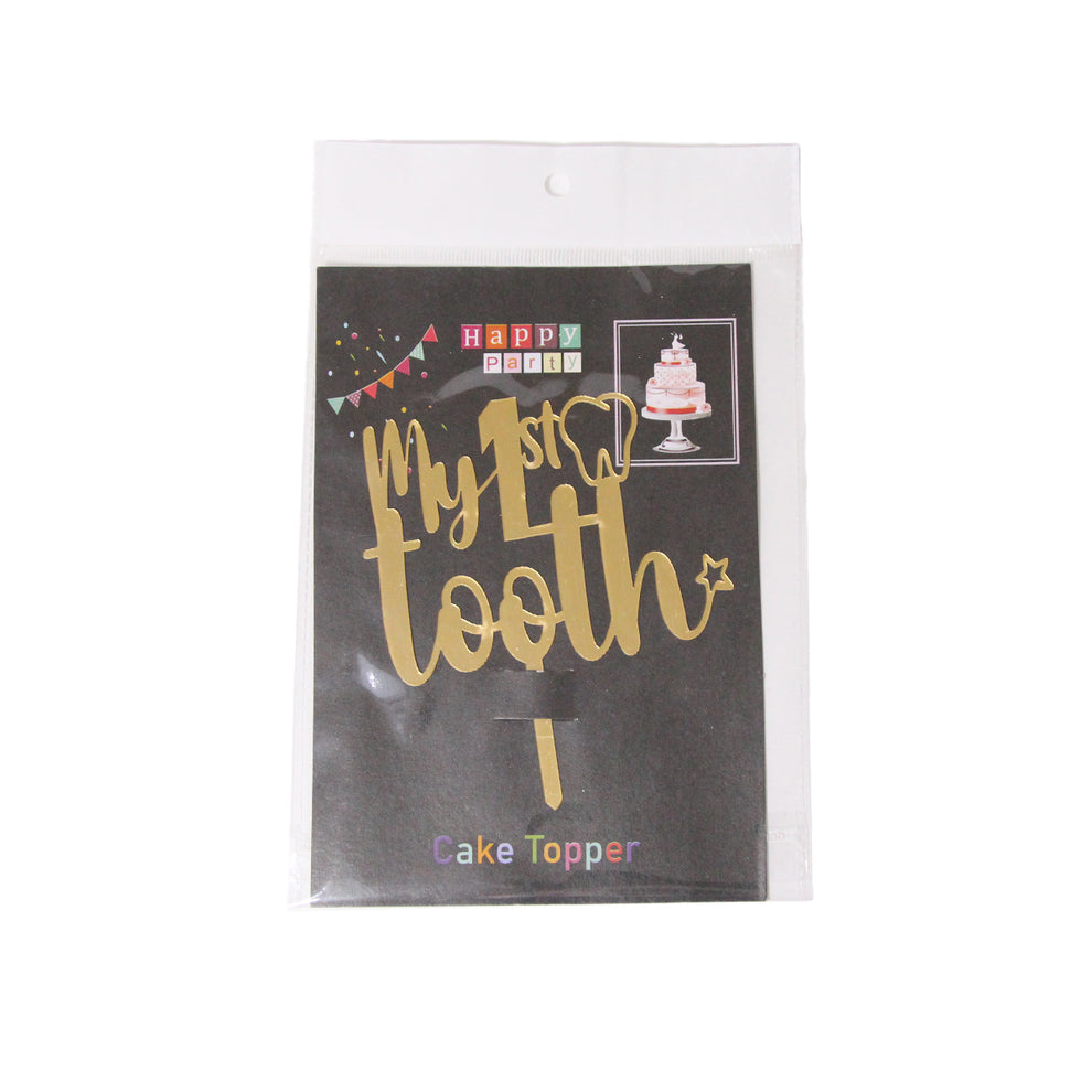First Tooth Cake Topper Collection – Sports n Toys Hub