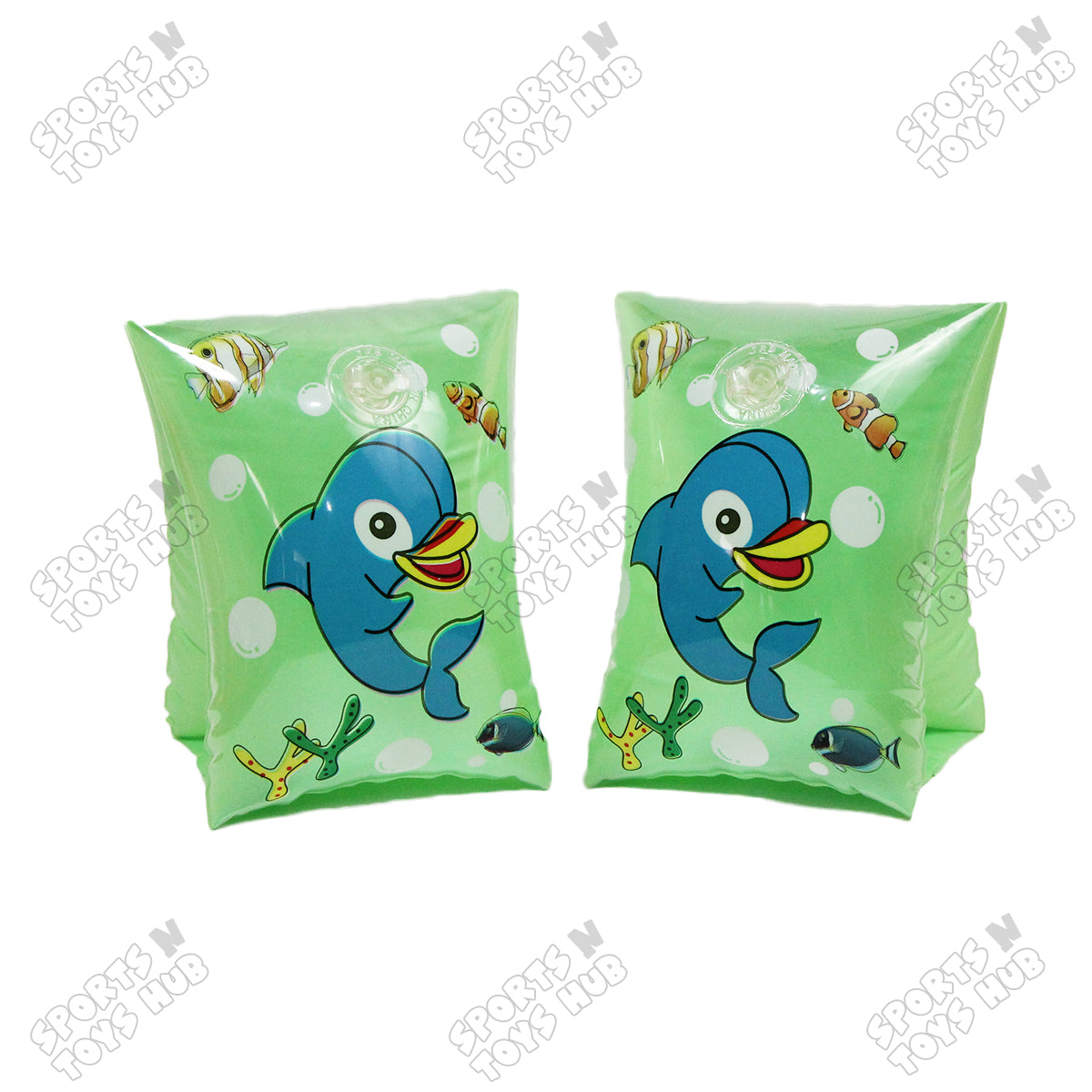 Inflatable Swimming Arm Bands Sea Creature Graphic Print - 3 to 6 Year ...