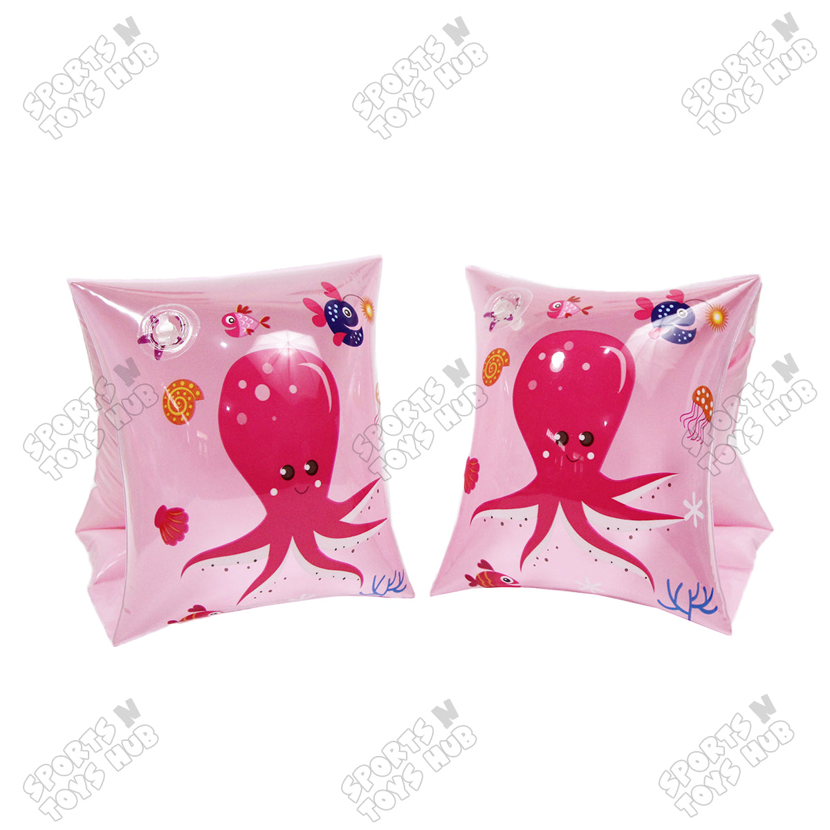 Inflatable Swimming Arm Bands Sea Creature Graphic Print - 3 to 6 Year ...